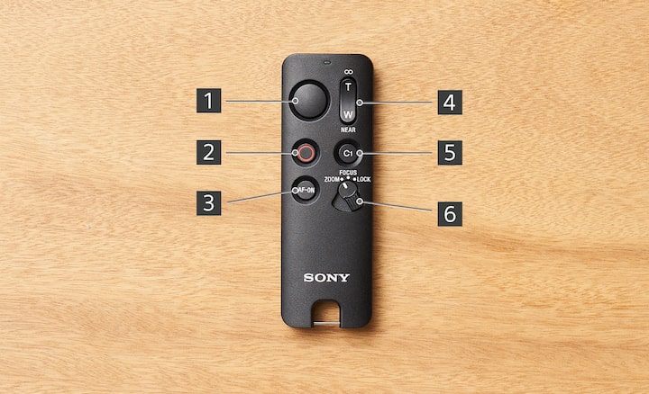Wireless Remote Commander | RMT-VP2 | Sony Australia
